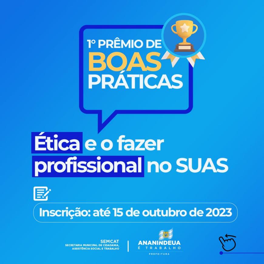 SEMCAT | SEMCAT lança a primeira edição do Prêmio Boas Práticas